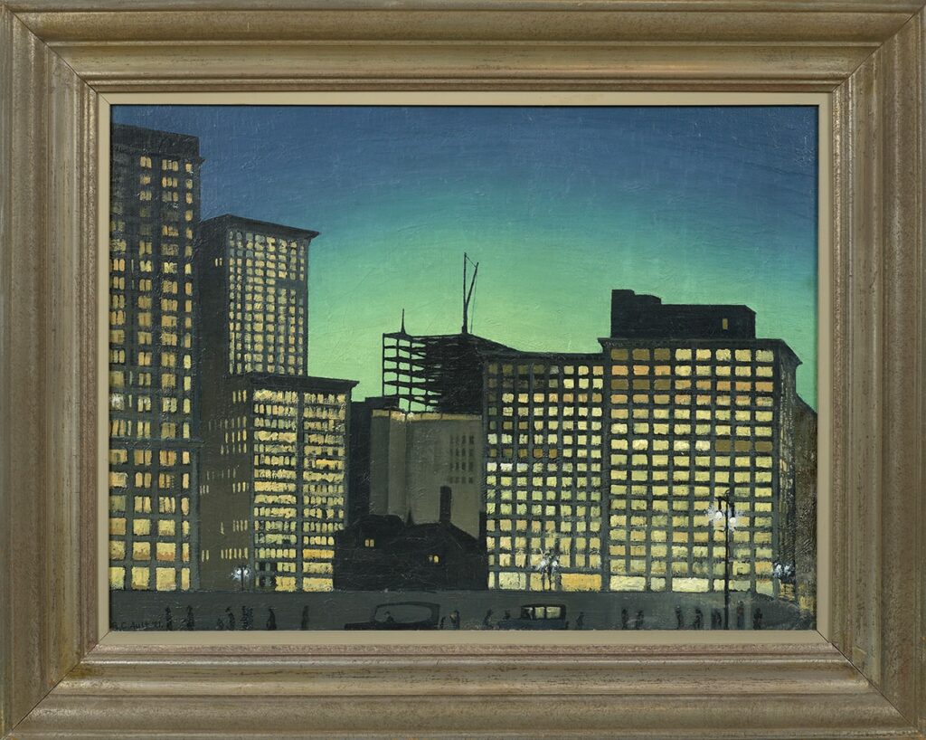 Ault - A New York Skyline - Questroyal Fine Art