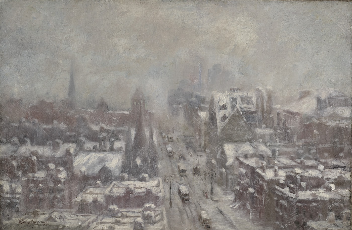 Carpenter - Winter - Questroyal Fine Art