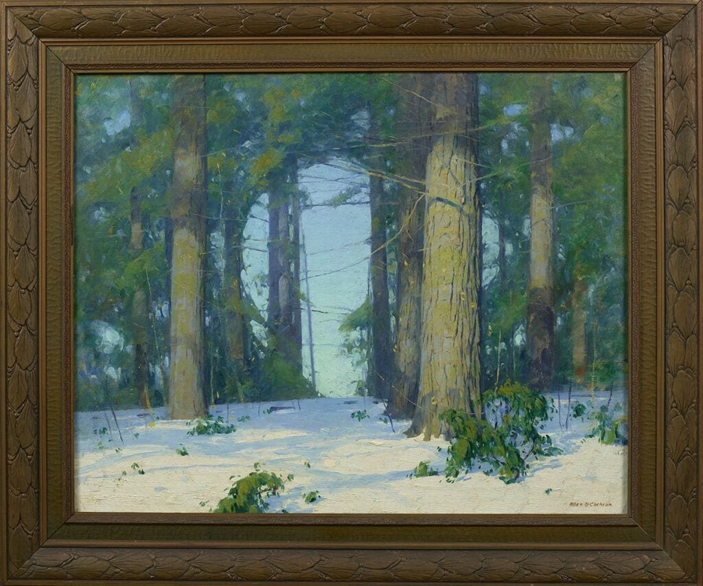 Allen Dean Cochran - Winter Clearing - Questroyal Fine Art