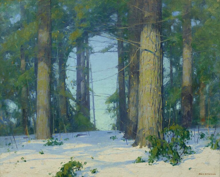 Allen Dean Cochran - Winter Clearing - Questroyal Fine Art