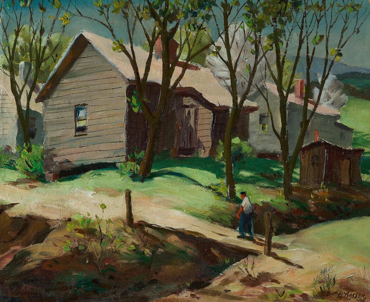 Henry Martin Gasser - Coming Home - Questroyal Fine Art