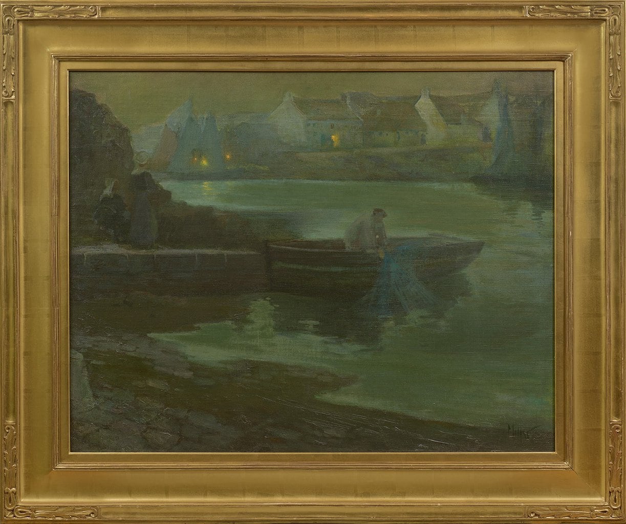 Miller - River Fishing - Questroyal Fine Art