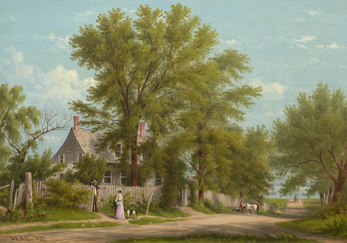 The Rapelye Homestead, Bowery Bay, Long Island - Questroyal Fine Art