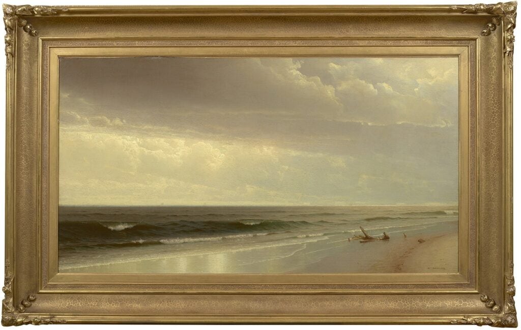 William Trost Richards - Newport Beach - Questroyal Fine Art