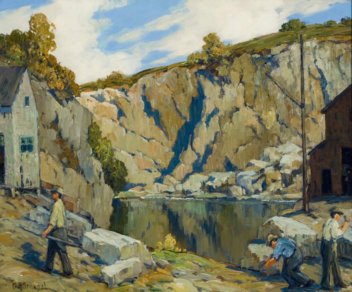 Stengel - The Quarry, New Harbor Maine - Questroyal Fine Art