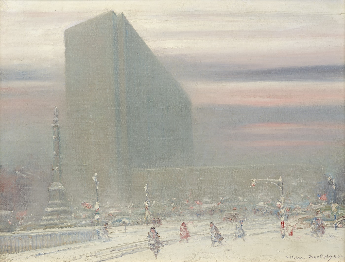 Berthelsen - New York Coliseum - Questroyal Fine Art