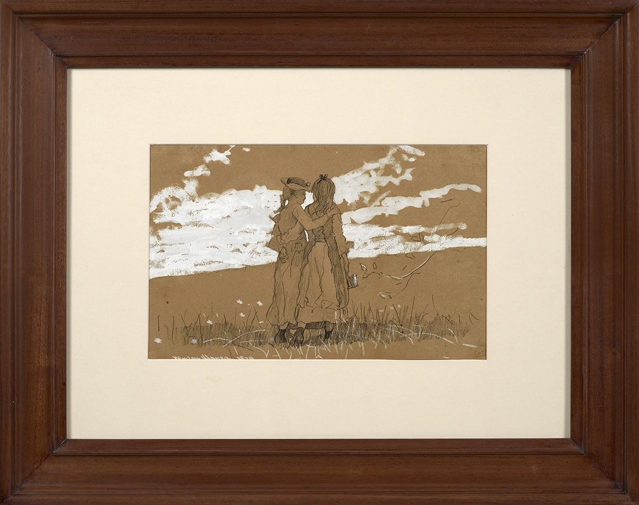 Homer - Girls on Hillside - Questroyal Fine Art