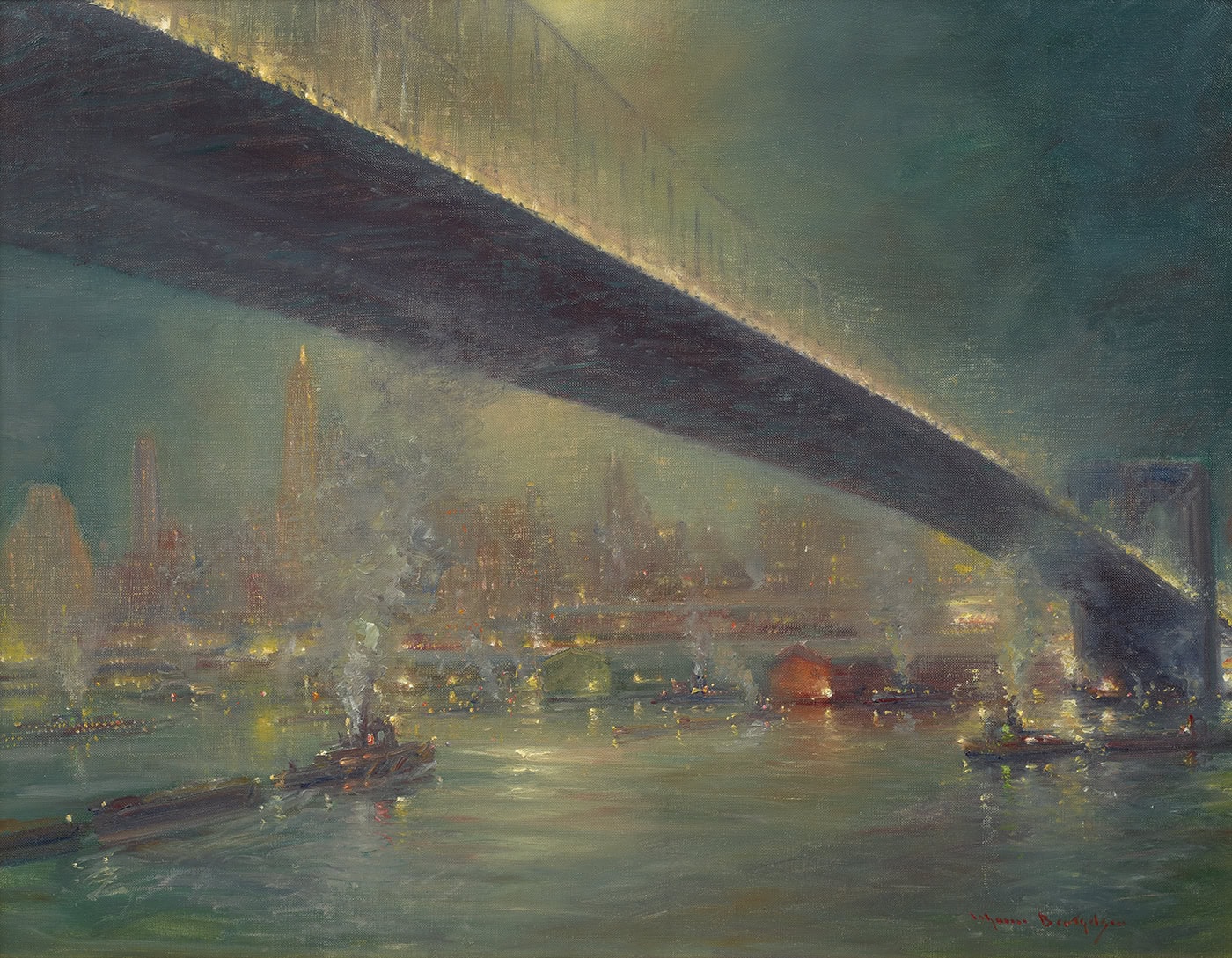 Brooklyn Bridge - Questroyal Fine Art