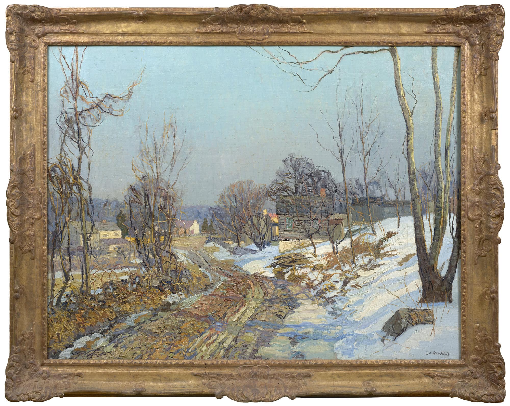 The Road to Center Bridge - Questroyal Fine Art