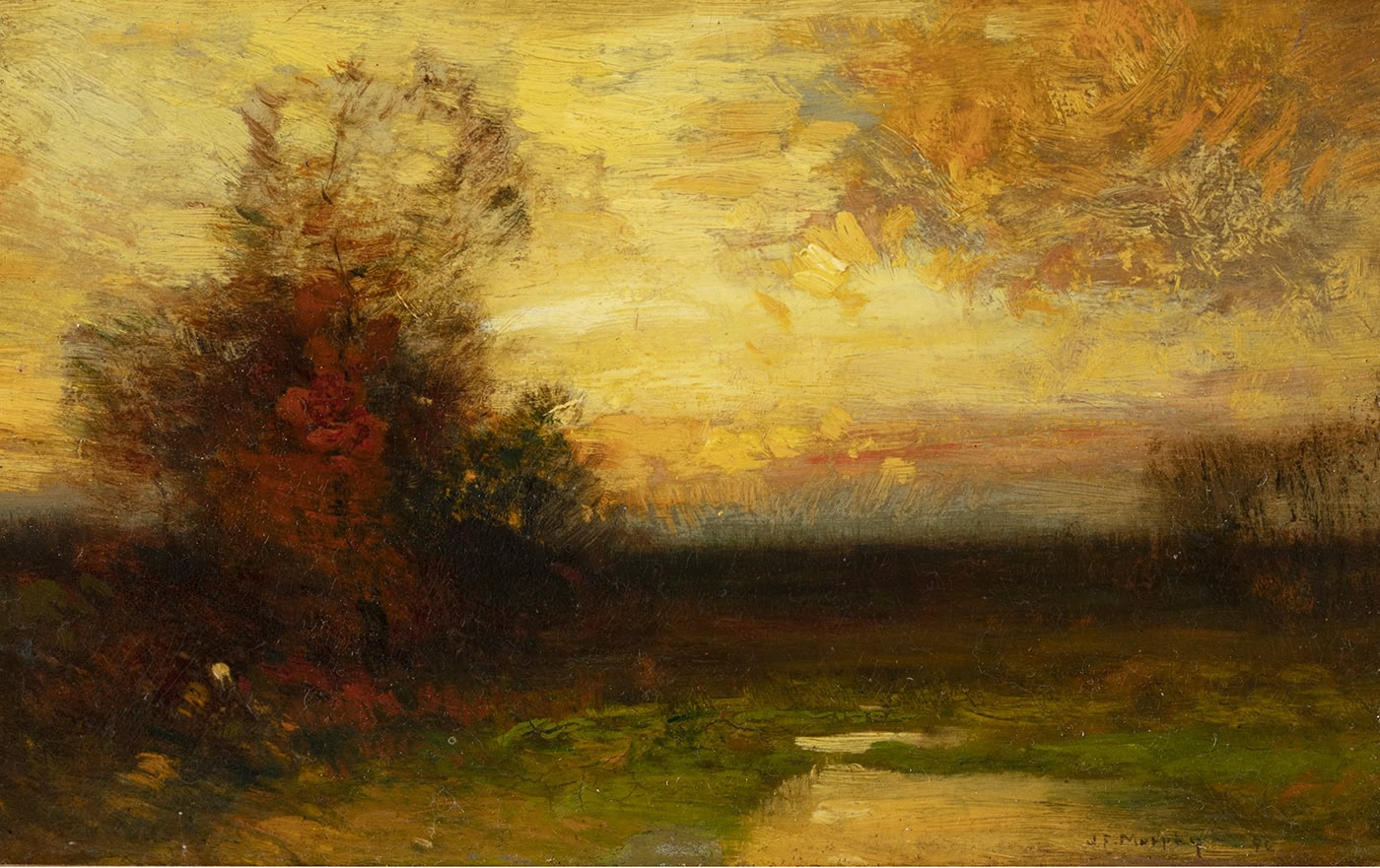 Autumn Sunset - Questroyal Fine Art
