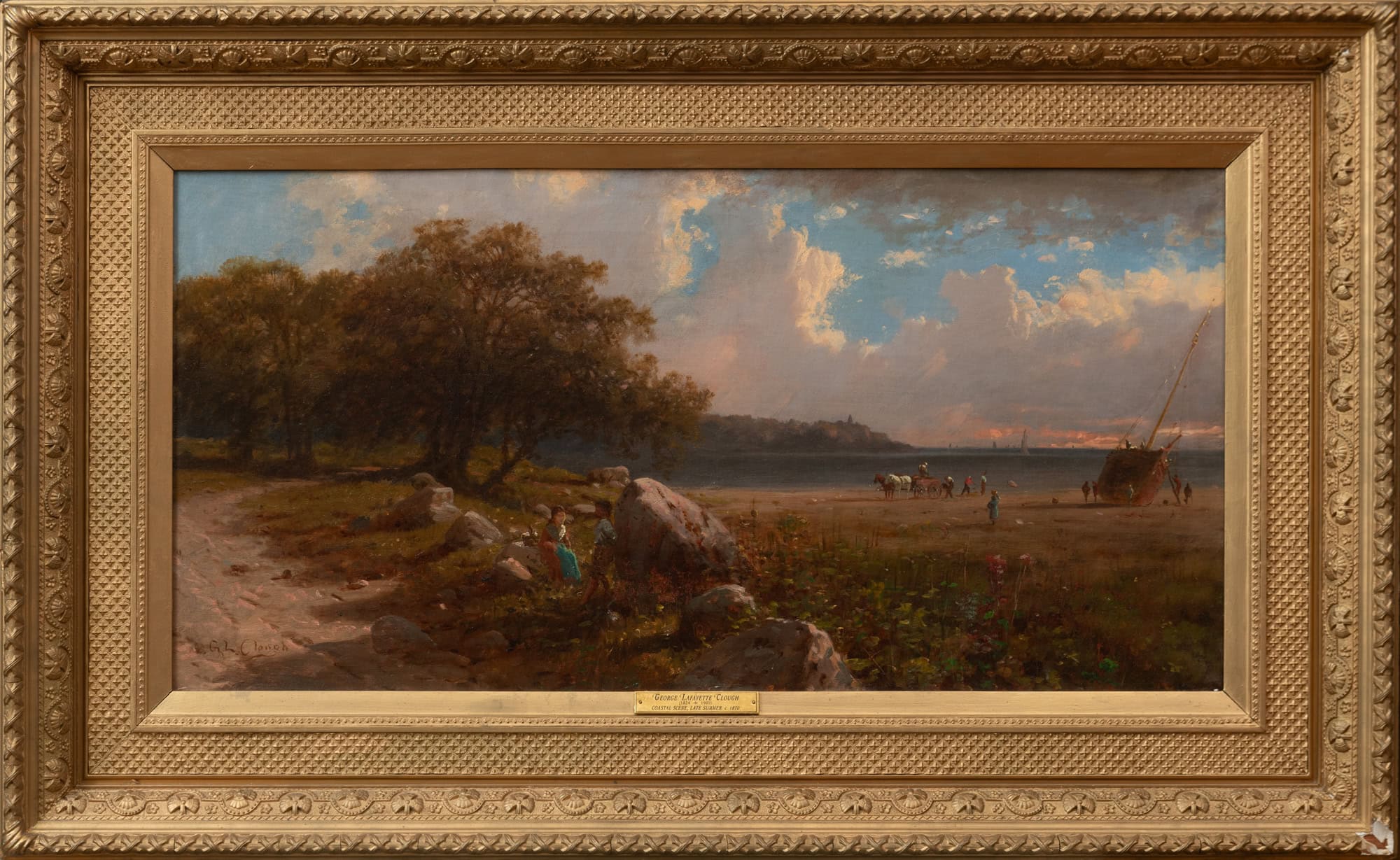Coastal Scene - Questroyal Fine Art