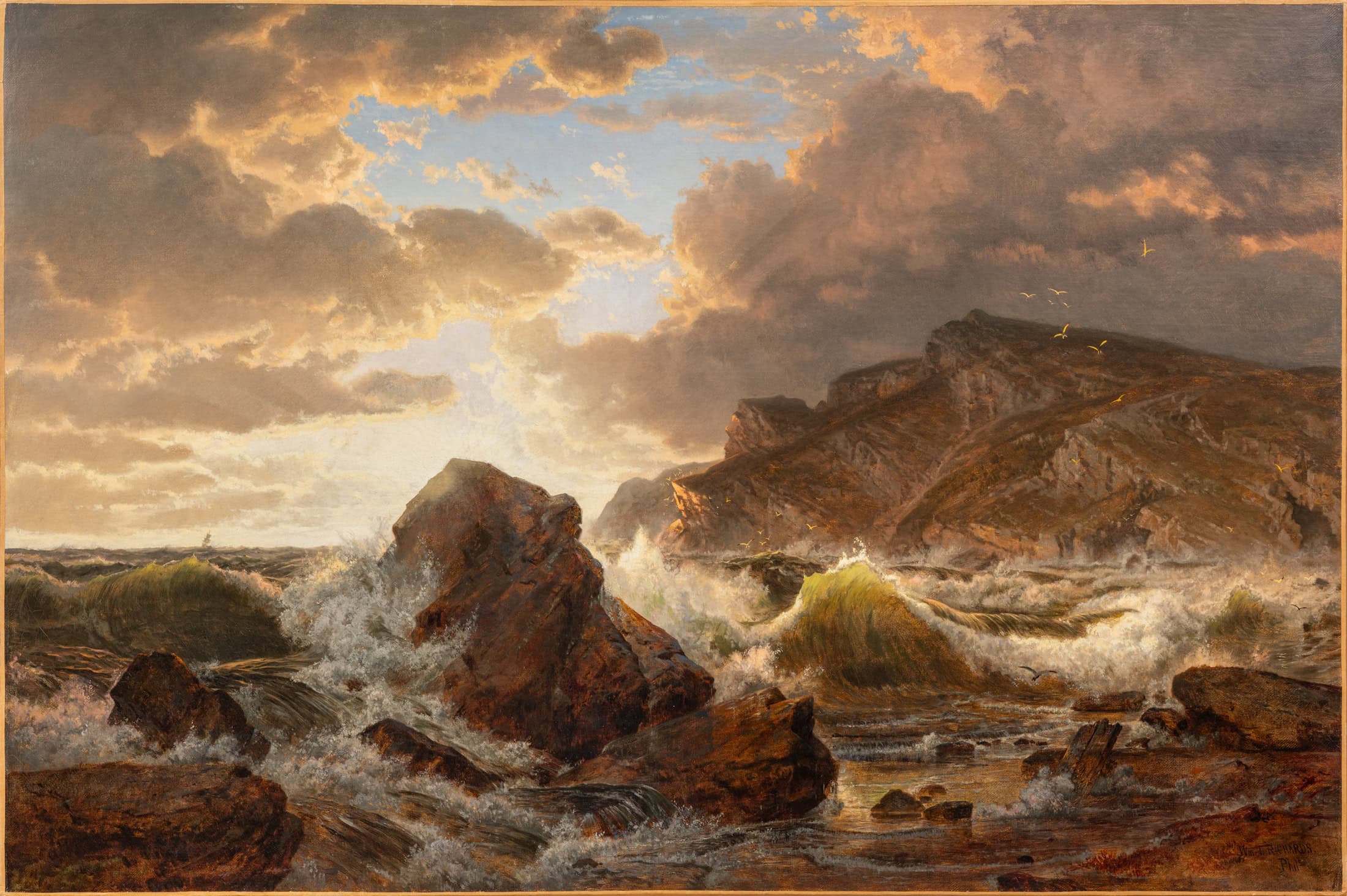 Coastal Scene - Questroyal Fine Art