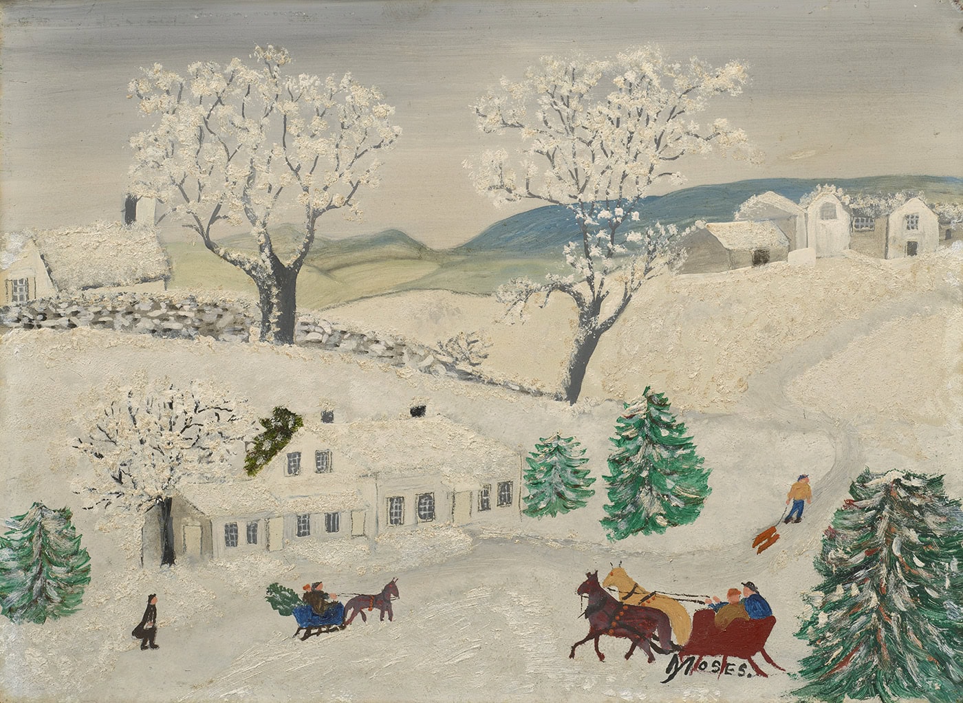 Quiet Winter Day - Questroyal Fine Art